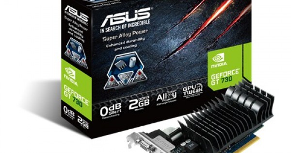 ASUS GeForce GT730 2GB GDDR3 (GT730-SL-2GD3-BRK) - GT730